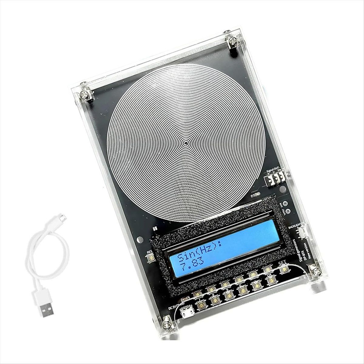 Генератор частоты V2, резонансный генератор Шумана 7,83 Гц ...