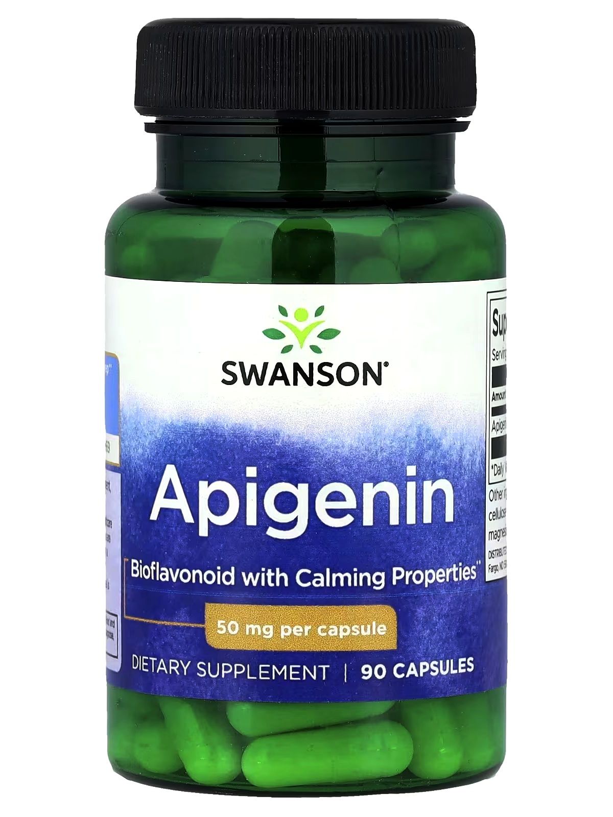 Apigenin 50 mg 90 caps Swanson США / Апигенин 50 мг. 90 капсул ...