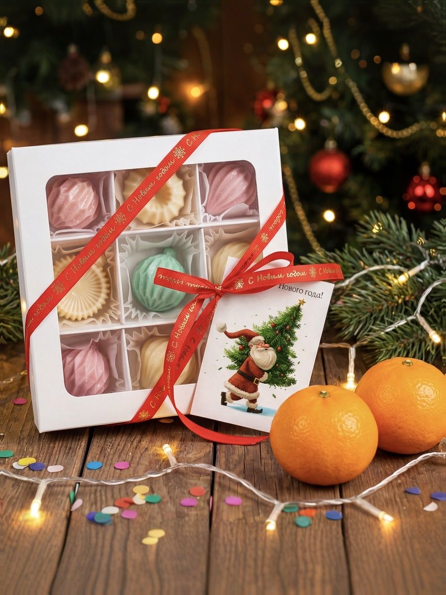 Подарок на новый год, сладкий подарок, шоколадные конфеты купить на ...