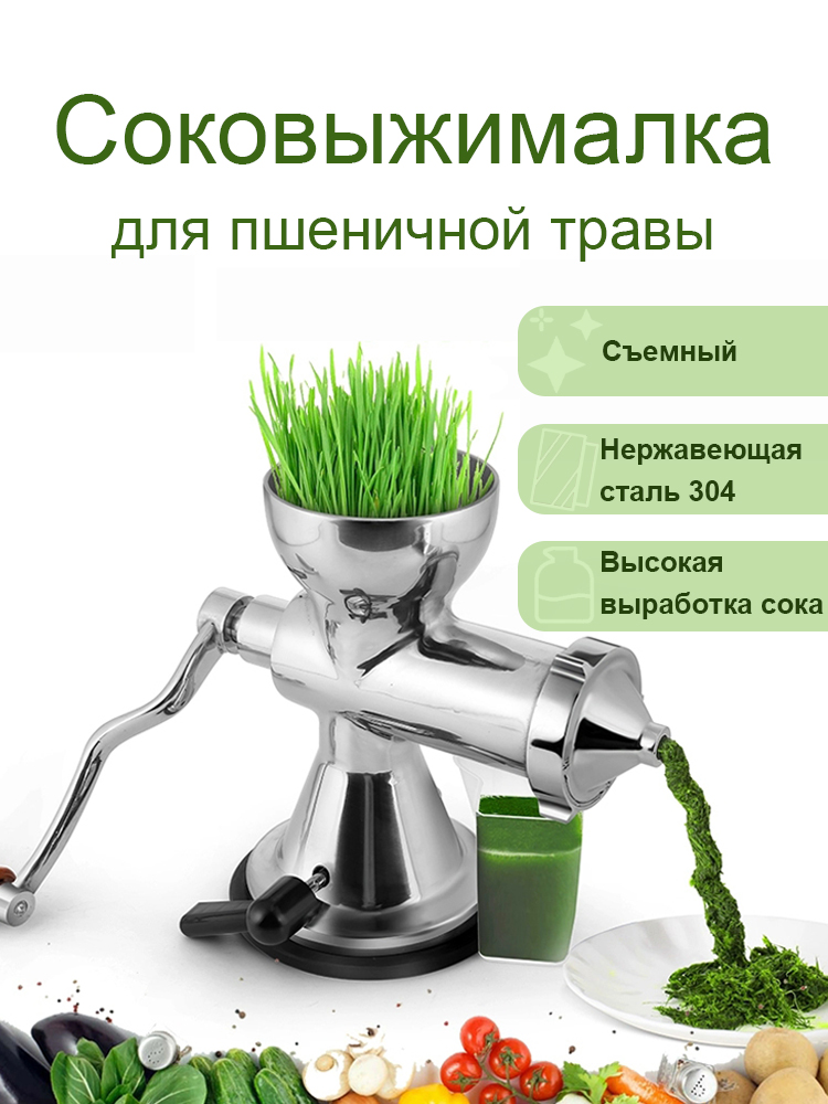 DMWD Соковыжималка электрическая шнековая XMC-Aixin, темно-зеленый ...