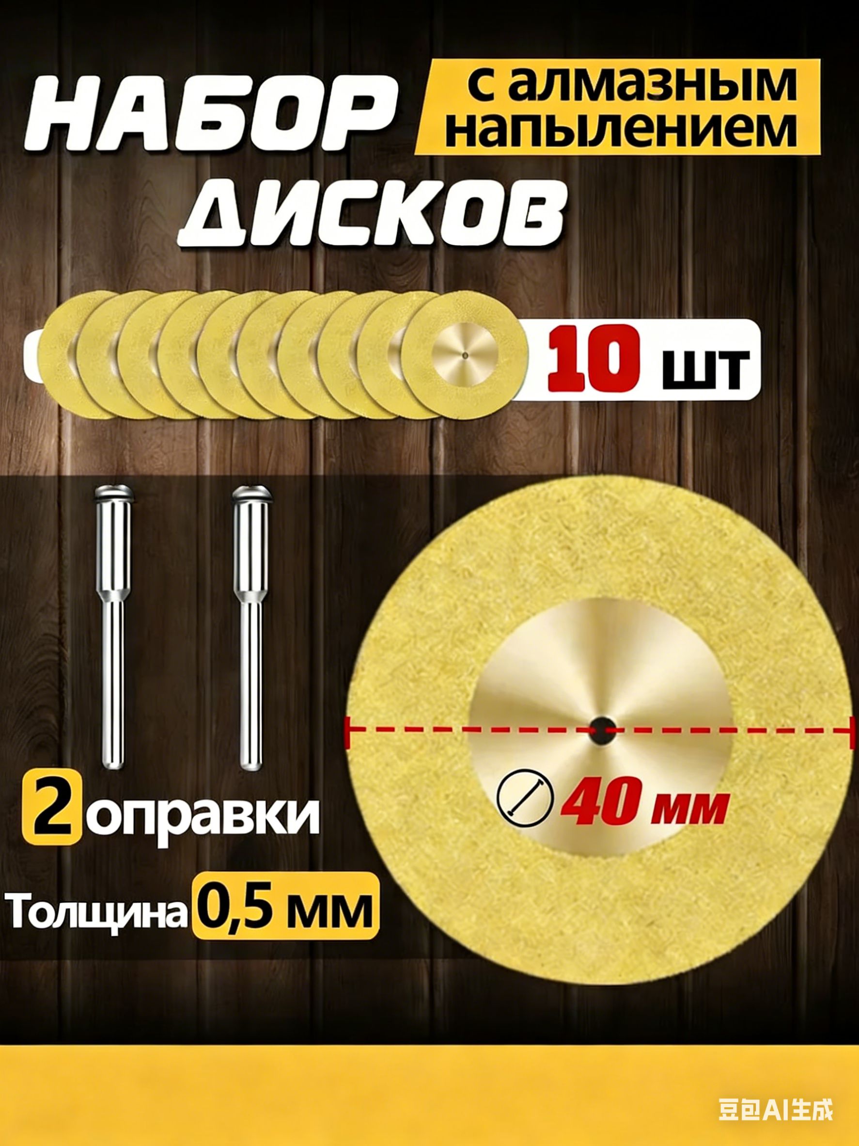 Диск алмазный 40 x 0.5 купить на OZON по низкой цене (3322433457)