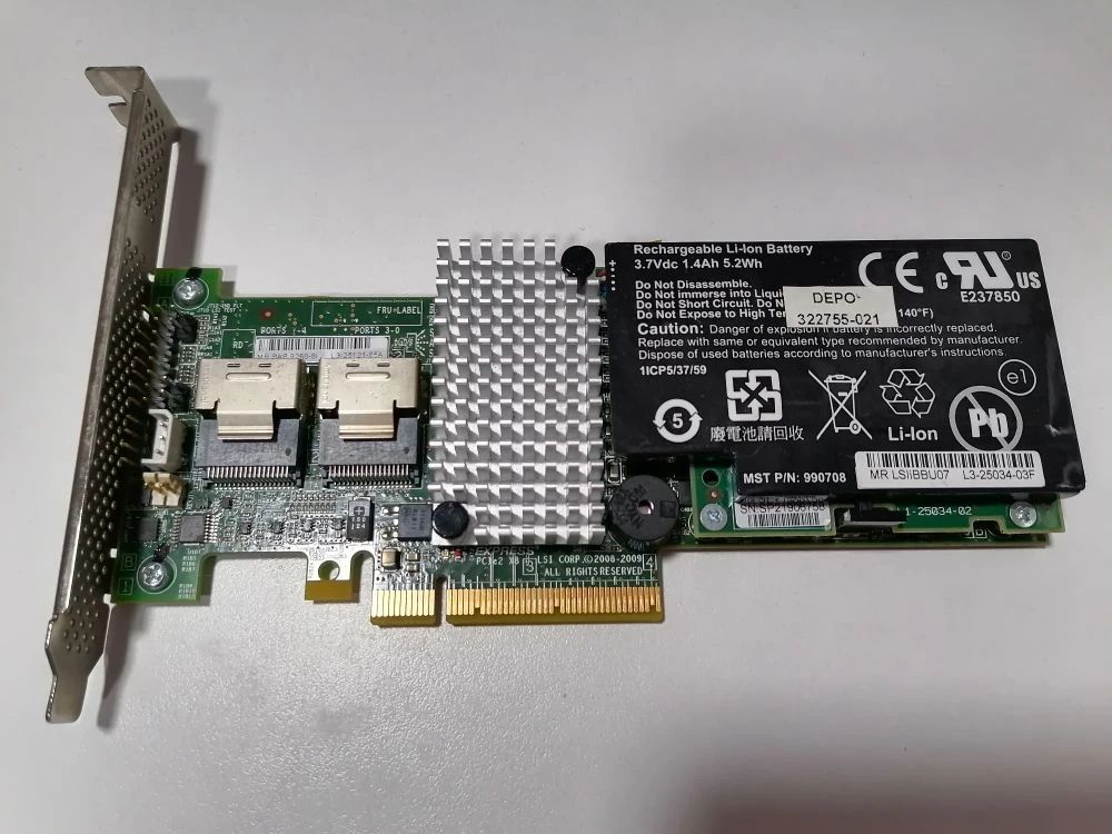 LSI Logic Контроллер RAID SAS LSI 9260 8i купить на OZON по низкой цене ...