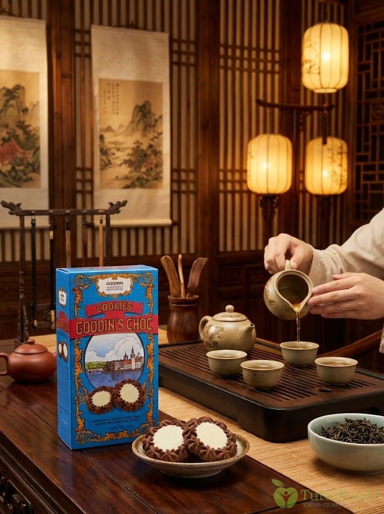 Печенье GODINN Choc Печенье сдобное с какао /картон/ 90г купить на OZON ...