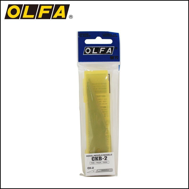 Эксклюзивные лезвия OLFA CKB2, 2 шт, нержавеющая сталь 105х20х1,2 мм ...