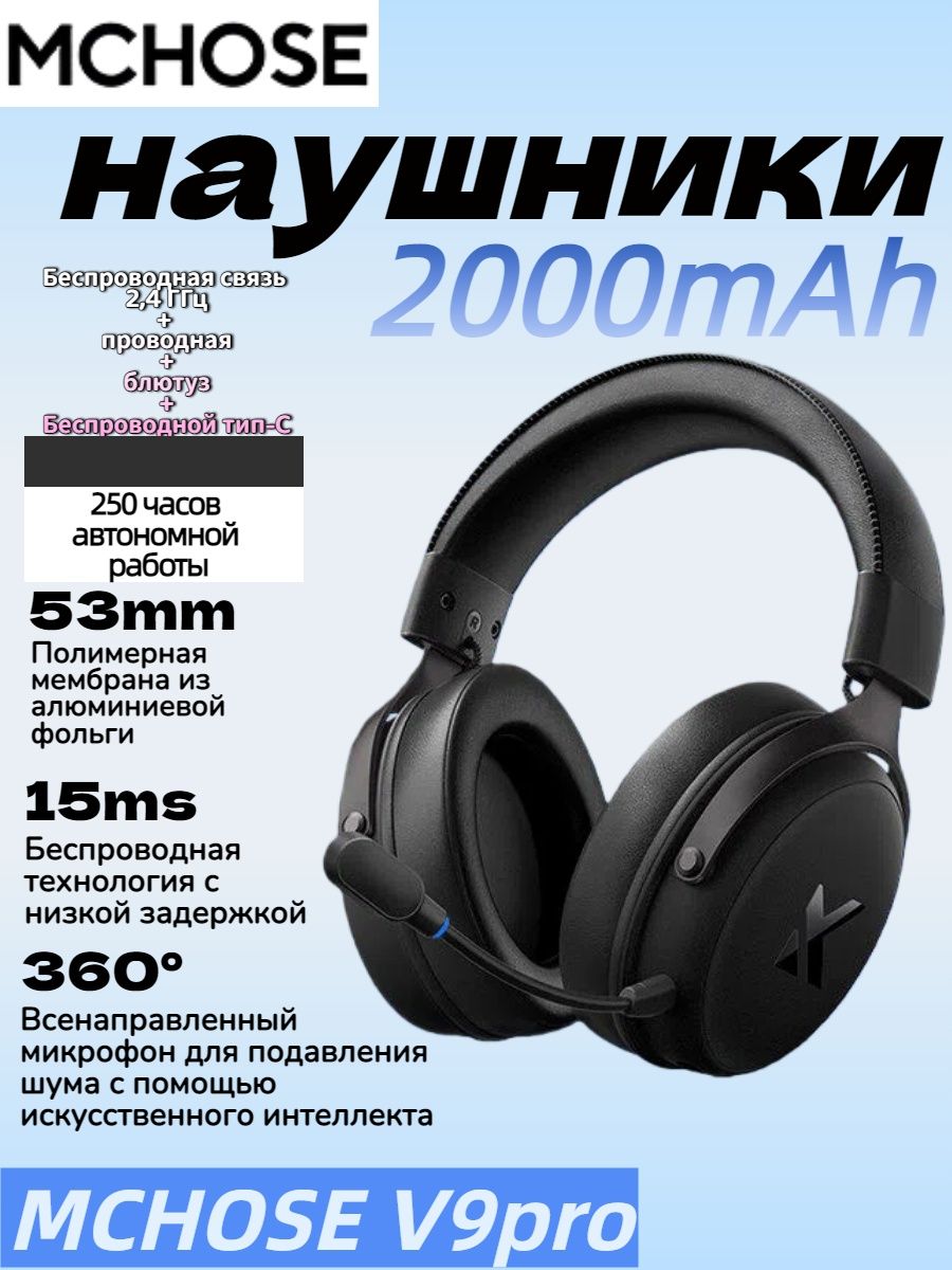 Вопросы и ответы о MCHOSE Наушники с микрофоном Mchose V9 PRO ...