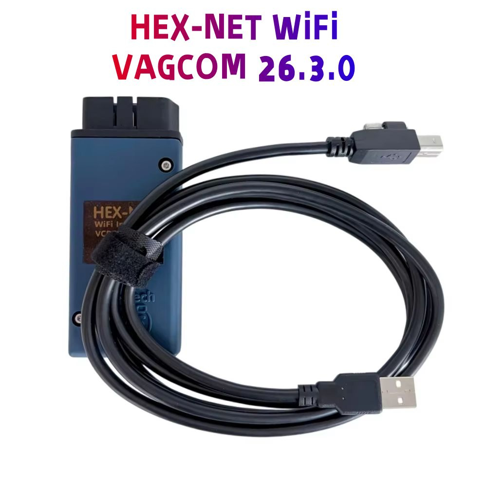 Последний HEX-NET WiFi VAGCOM 26.3.0 Диагностический сканер Volkswagen ...