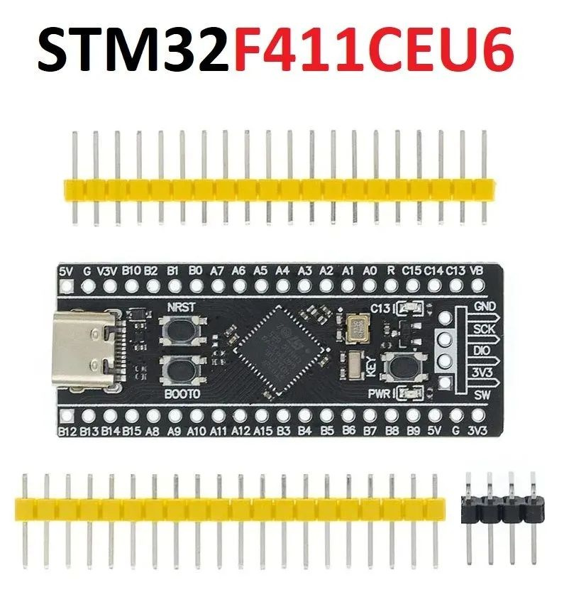 Плата разработки на основе микроконтроллера STM32F411CEU6 STM32 Type-C - купить с доставкой по ...