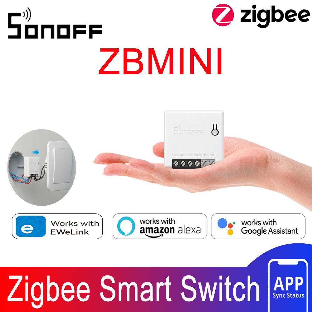 Zigbee Реле Sonoff ZBMINI (Работает с Яндекс Алисой) - купить с ...