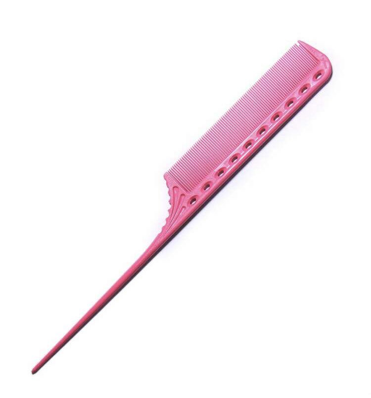 Расческа Y. S. PARK 0571-111-07 хвостик пластмассовый розовый 220 мм. — купить в интернет ...