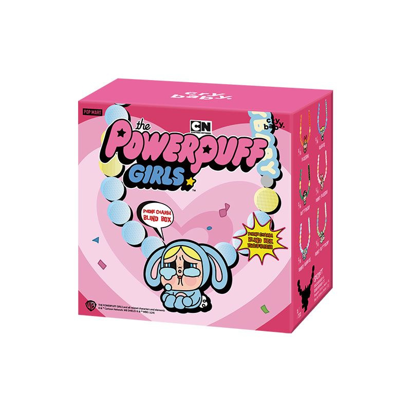 POP MART Phone Chain Perimeter Blind Box CRYBABY Powerpuff Girls Series ...