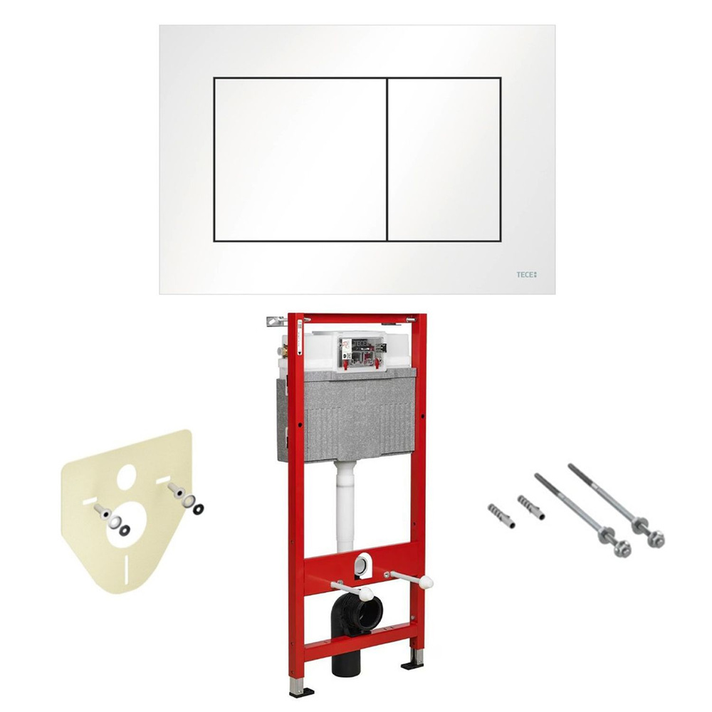 Инсталляция для унитаза комплект 4 в 1 TECE base 2.0: система инсталляции для подвесного унитаза ...
