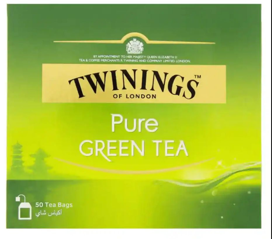Twinings Pure Green Tea 50 пакетиков - купить с доставкой по выгодным ...