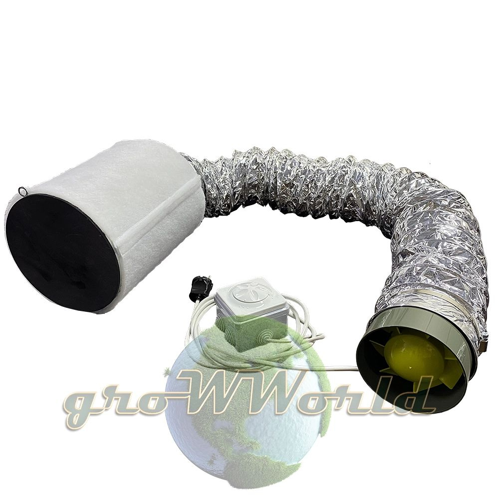 Готовый комплект вытяжки фильтр LIKVIDATOR №2 + вент PROFAN 125мм ...