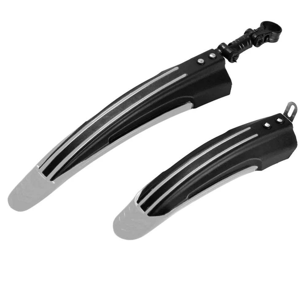 Велокрылья, крылья для велосипеда, серый, 2 крыла (31х8,5см и 41х8см ...