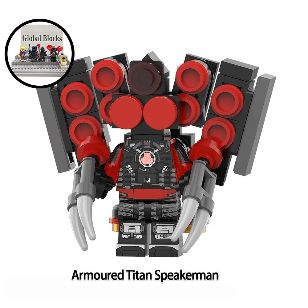 фигурок минифигурки (совместим с лего),аниме Скибиди туалет(Skibidi Toilet) 5см, пакет-S095 ...