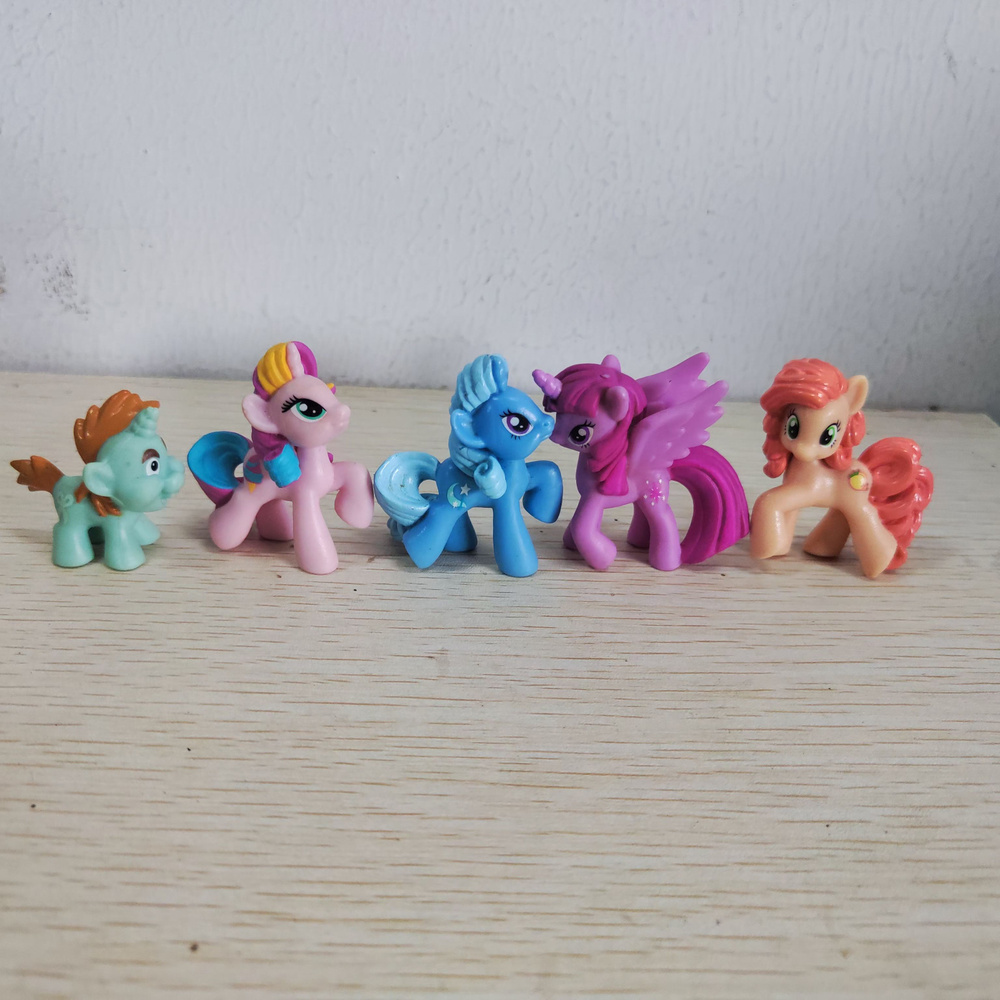 5 шт. Фигурка мой маленький пони , My Little Pony - купить с доставкой ...