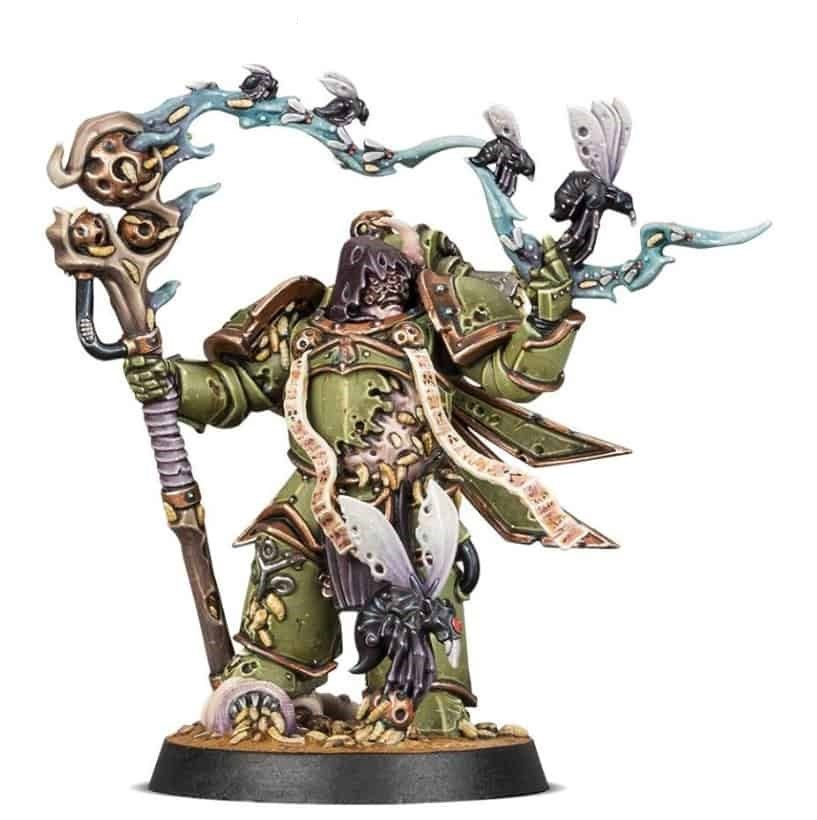 Миниатюры для настольных игр Death Guard MALIGNANT PLAGUECASTER PUSTUS ...