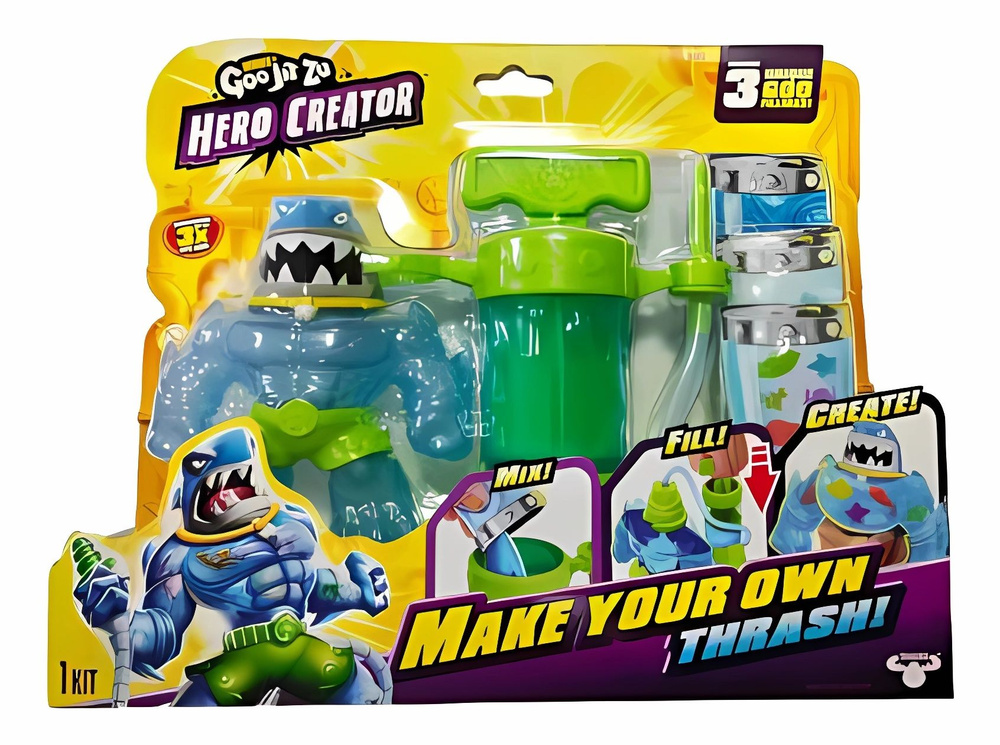 Heroes of Goo Jit Zu - 2024 Новый HERO CREATOR S11, Растягивающаяся ...