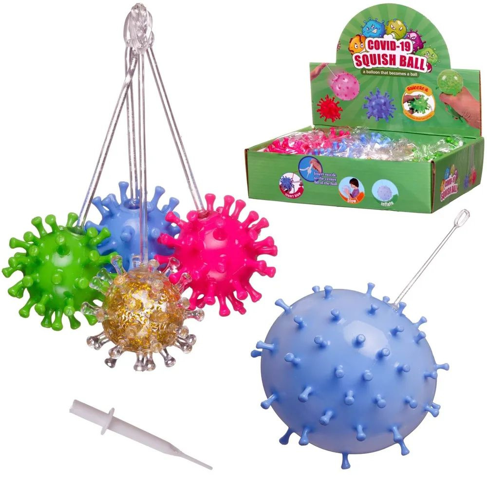 Мяч-надувнушка Junfa, дисплей 12 шт - купить с доставкой по выгодным ценам в интернет-магазине ...