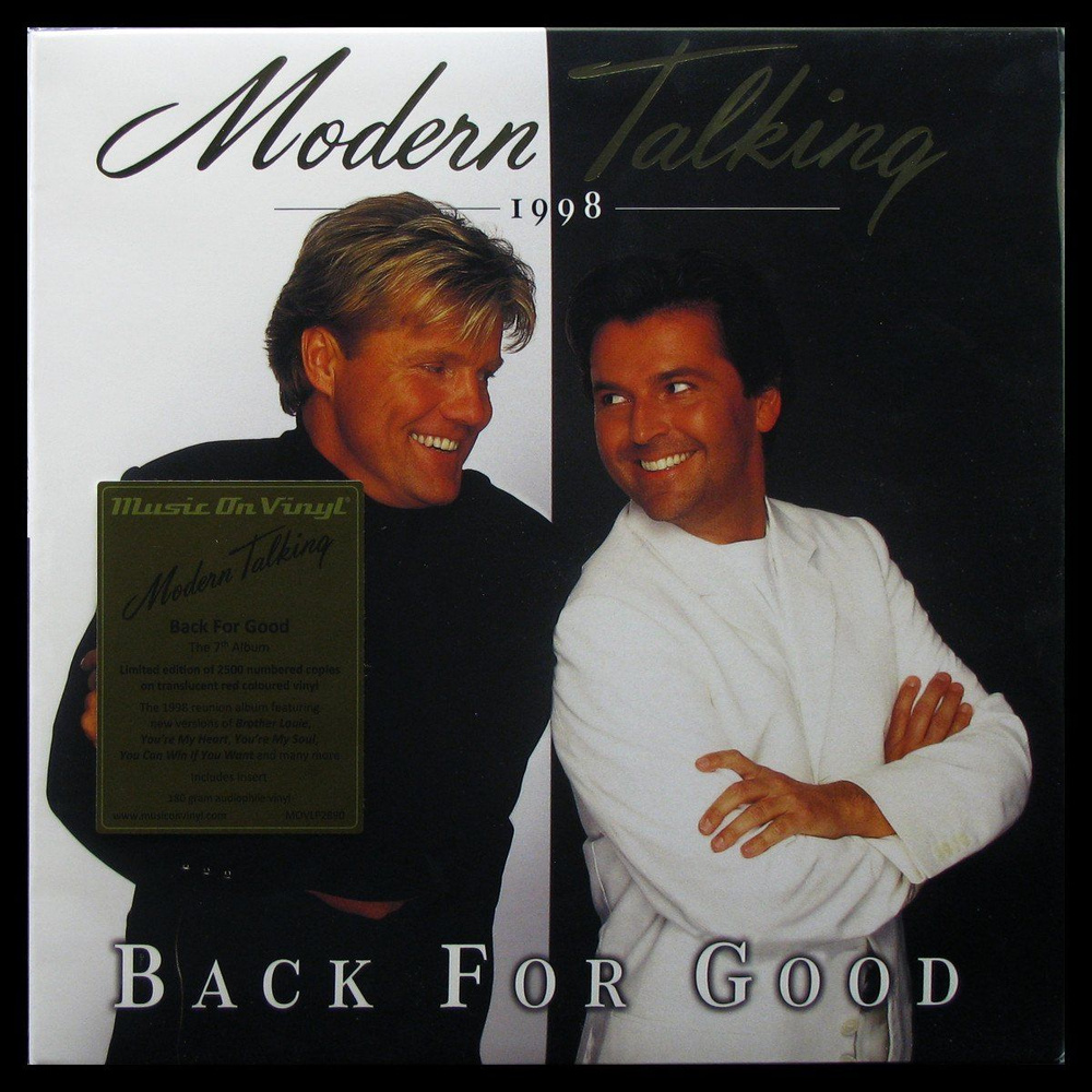 LP Modern Talking - Back For Good - The 7th Album (coloured vinyl, 2LP ...