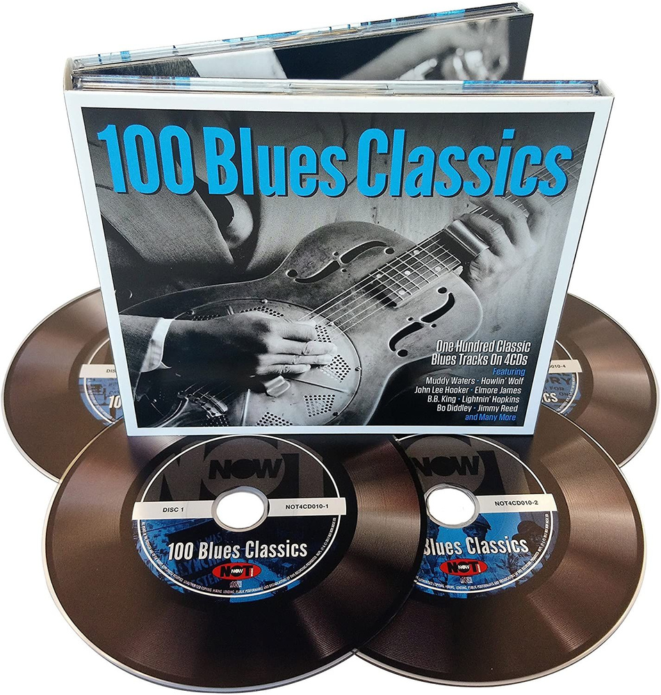 CD Диск Various Artists: 100 Blues Classics 4CD Box Set (4 CD) - купить ...