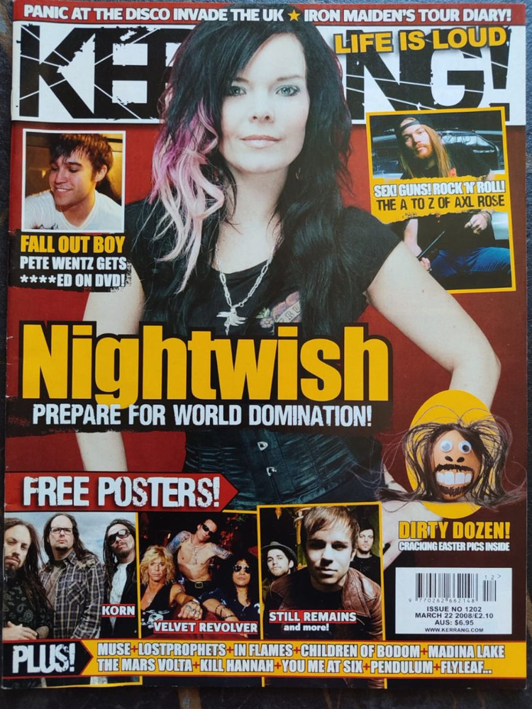 Музыкальный журнал Kerrang! Metal Magazine No.1202, Heavy Metal ...
