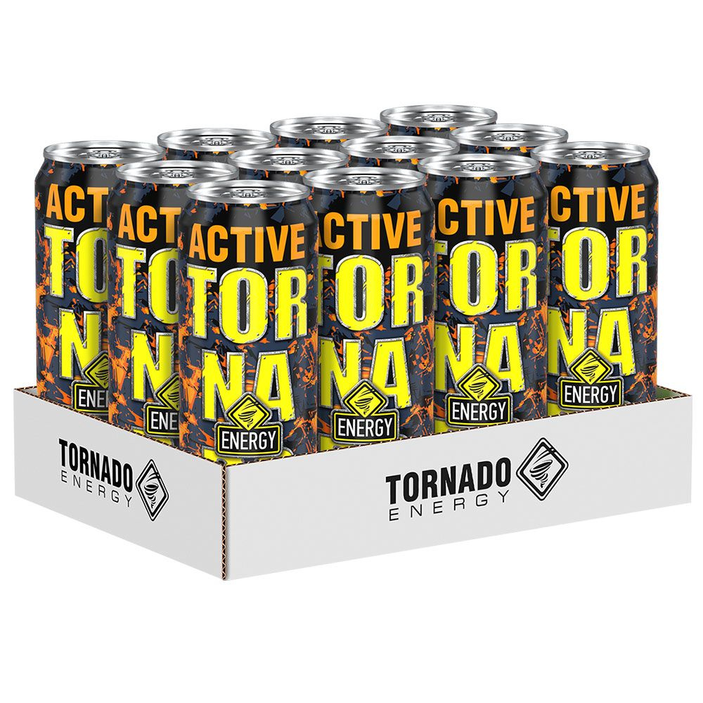 Энергетический напиток Tornado Energy Active, 450 мл х 12 шт - купить с доставкой по выгодным ...