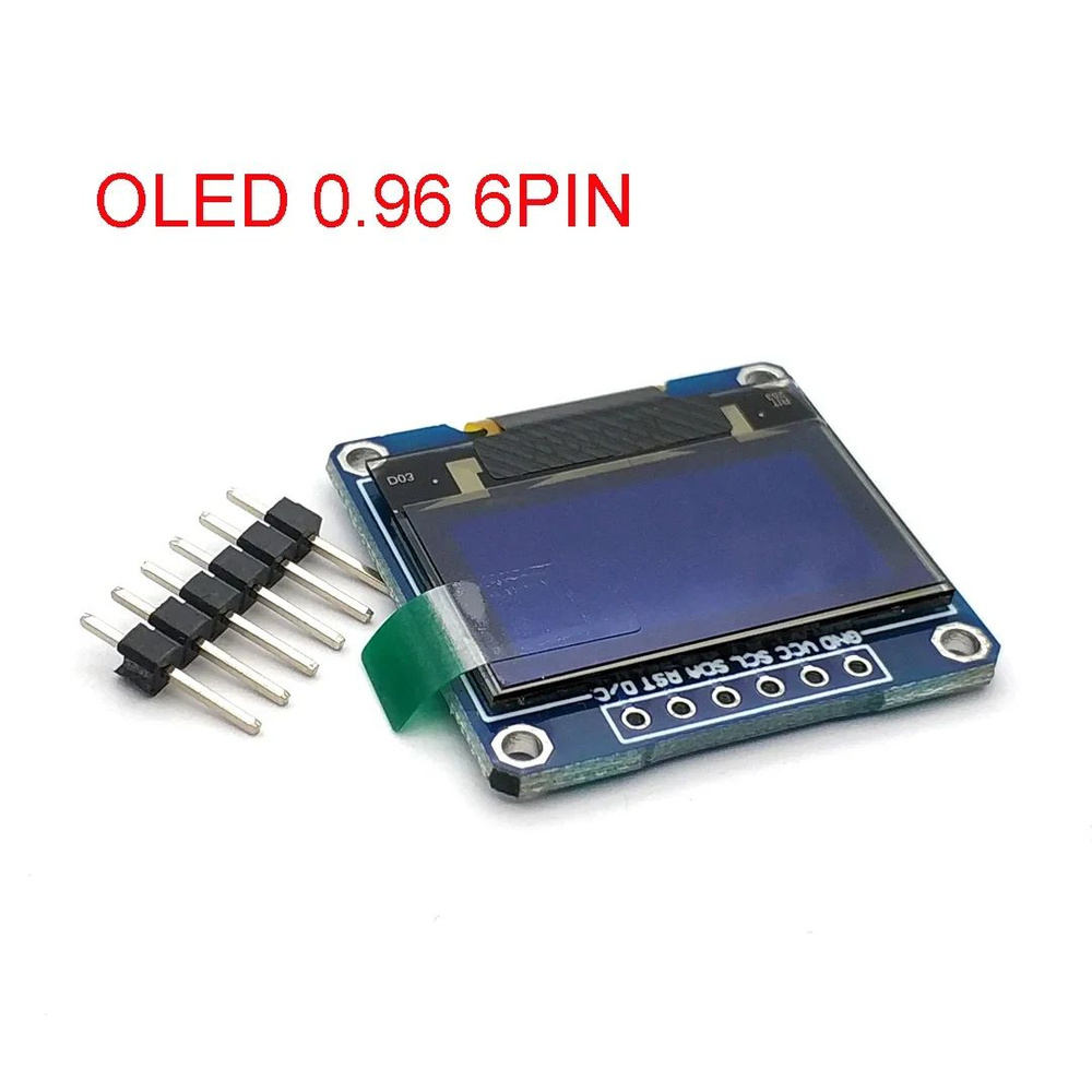 Белый 0,96 - дюймовый Oled IIC последовательный Oled дисплей модуль ...