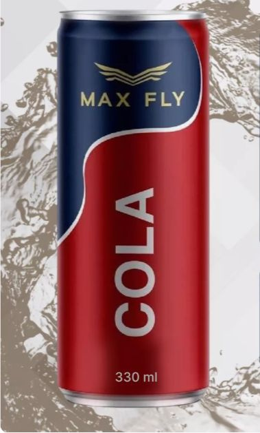 MAX FLY Напиток Газированный безалкогольный COCA COLA 330ML 24 шт ...