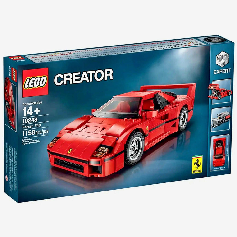 Конструктор LEGO Creator 10248 Ferrari F40 купить на OZON по низкой цене (1782438292)