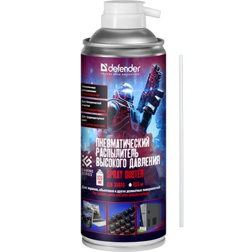 Cжатый воздух Defender CLN30808 Gaming (арт 30855) инертный газ ...