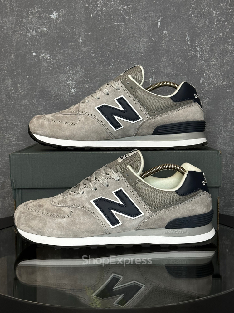 Кроссовки Мужской, Мальчики New Balance Замша натуральная, размер 42 На ...