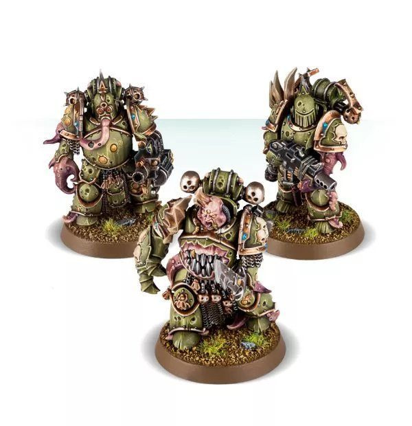 Смола вархаммер 40000 миниатюра Death Guard Plague Marine ...