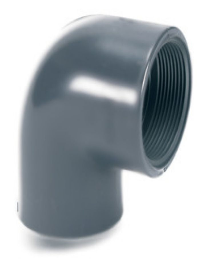 Угол 90 с внутренней резьбой 1" PVC-U PN16 COMER, Италия купить на OZON ...