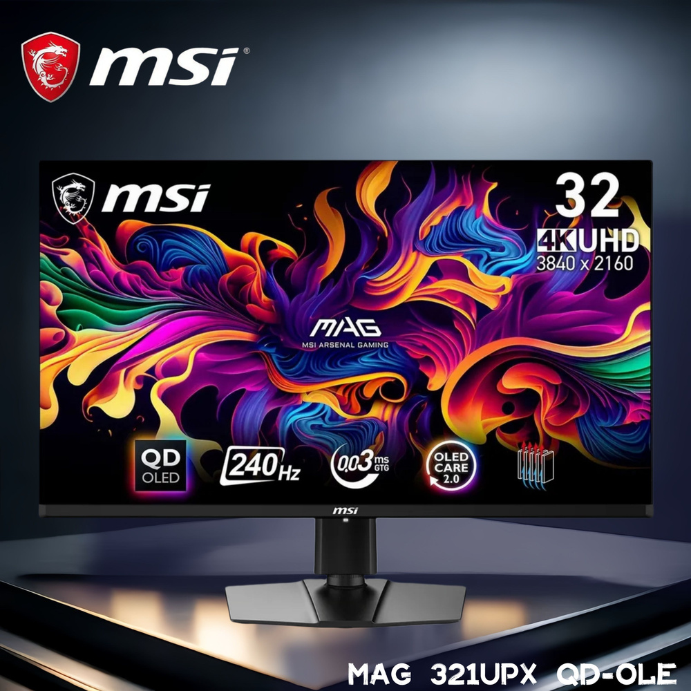 MSI 32" Монитор MSI MAG 321UPX QD-OLED, черный, черно-серый купить на OZON по низкой цене ...