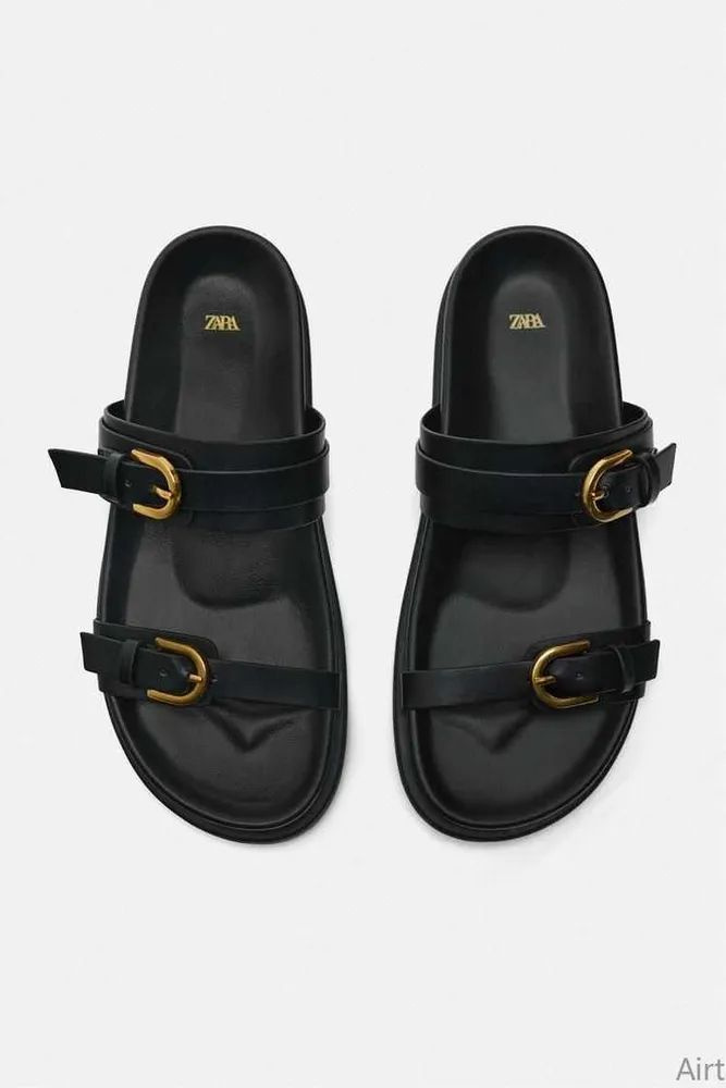 Сандалии Мужской Женский размер 38 Кожа искусственная лакированная Лето Китай Пряжка