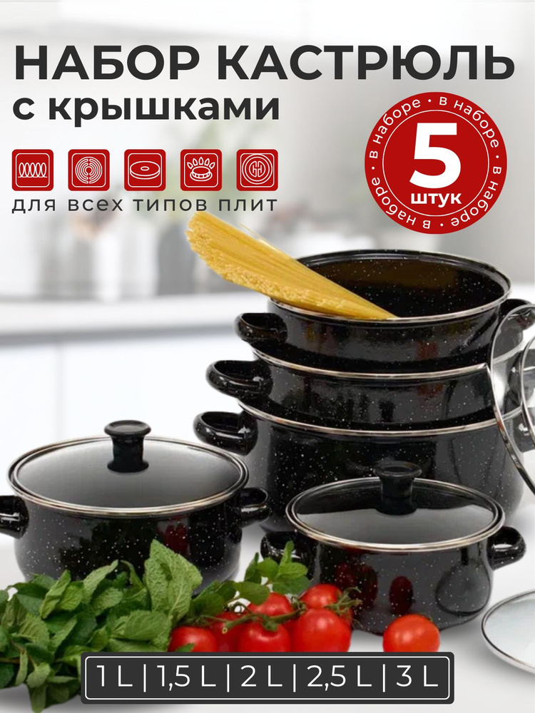 Набор кастрюль из нержавеющей стали купить на OZON по низкой цене ...
