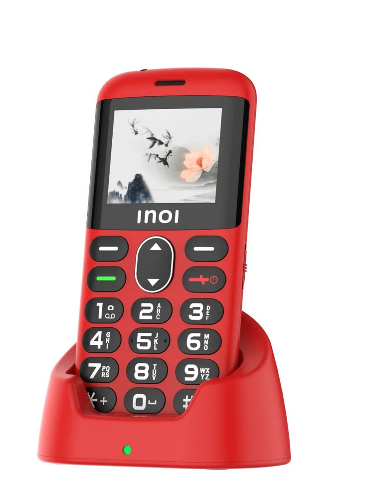 Мобильный телефон INOI 148 Senior 4G Red купить на OZON по низкой цене ...