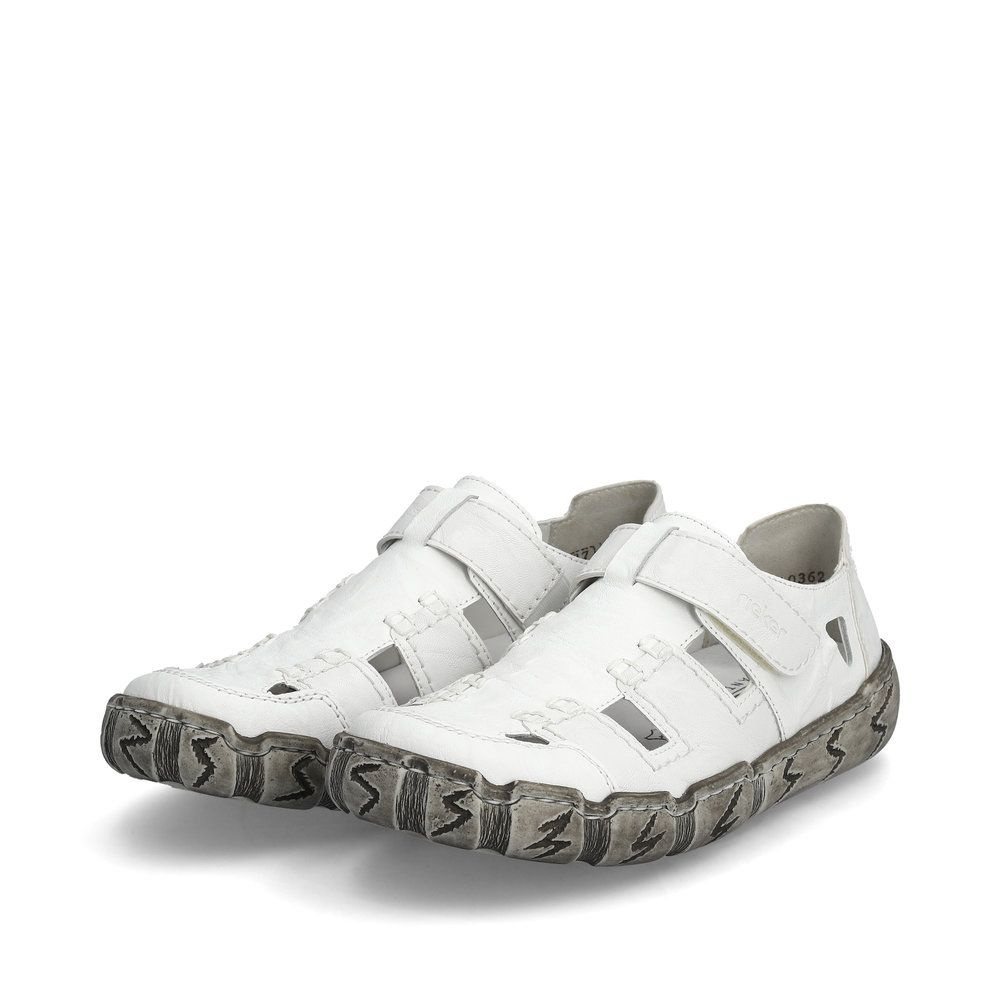 Туфли Женский Rieker Натуральная кожа, Искусственная кожа, размер 38 Без каблука G Туризм ...