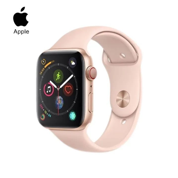 Apple Смарт-часы Apple Watch Series 4, 44mm, розовый купить на OZON по низкой цене (1864838113)
