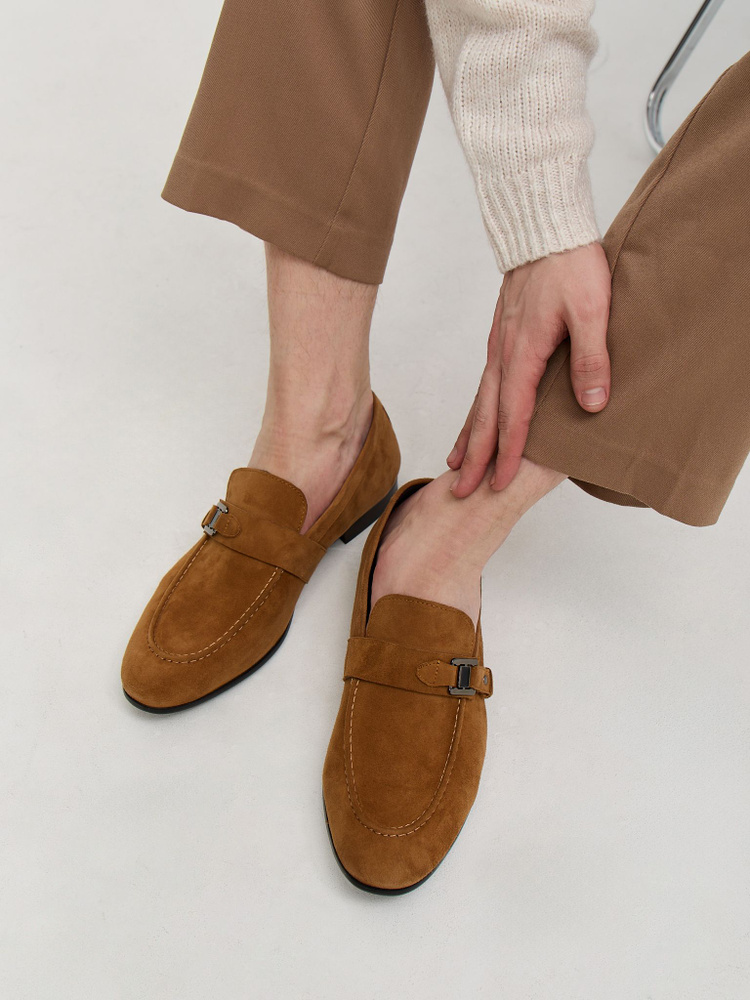 Туфли Мужской Valensio Varda Нубук, размер 43 Стандартный низкий (до 4 см) 7 лодочки Россия ...