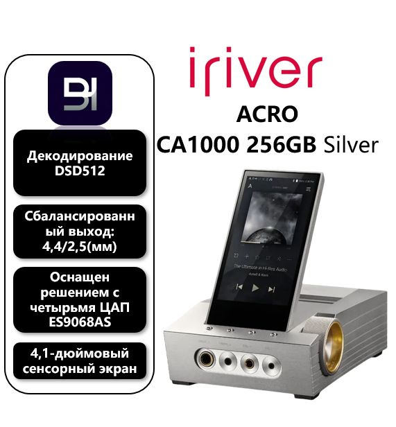 iriver MP3-плеер 256 ГБ, серебристый купить на OZON по низкой цене ...
