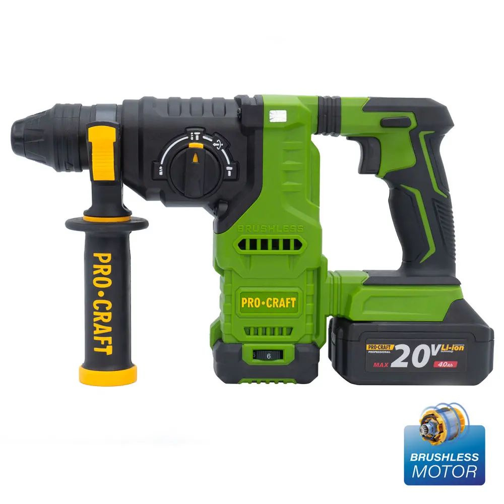 Аккумуляторный перфоратор Procraft PHA30 Brushless Motor (2АКБ) купить на OZON по низкой цене ...