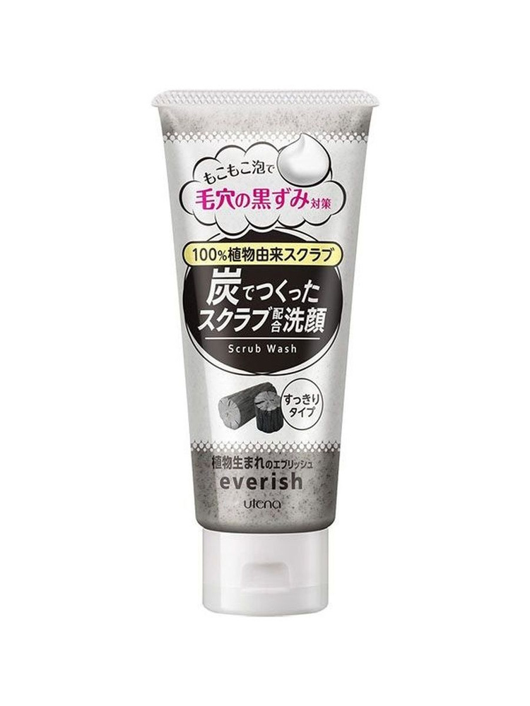 Скраб для лица из древесного угля и скорлупы грецкого ореха UTENA ...