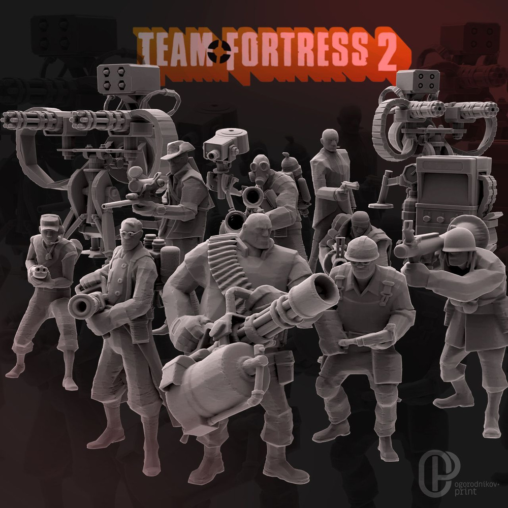 Набор миниатюр Team Fortress 2 - Team Fortress 2 (40мм) купить на OZON ...