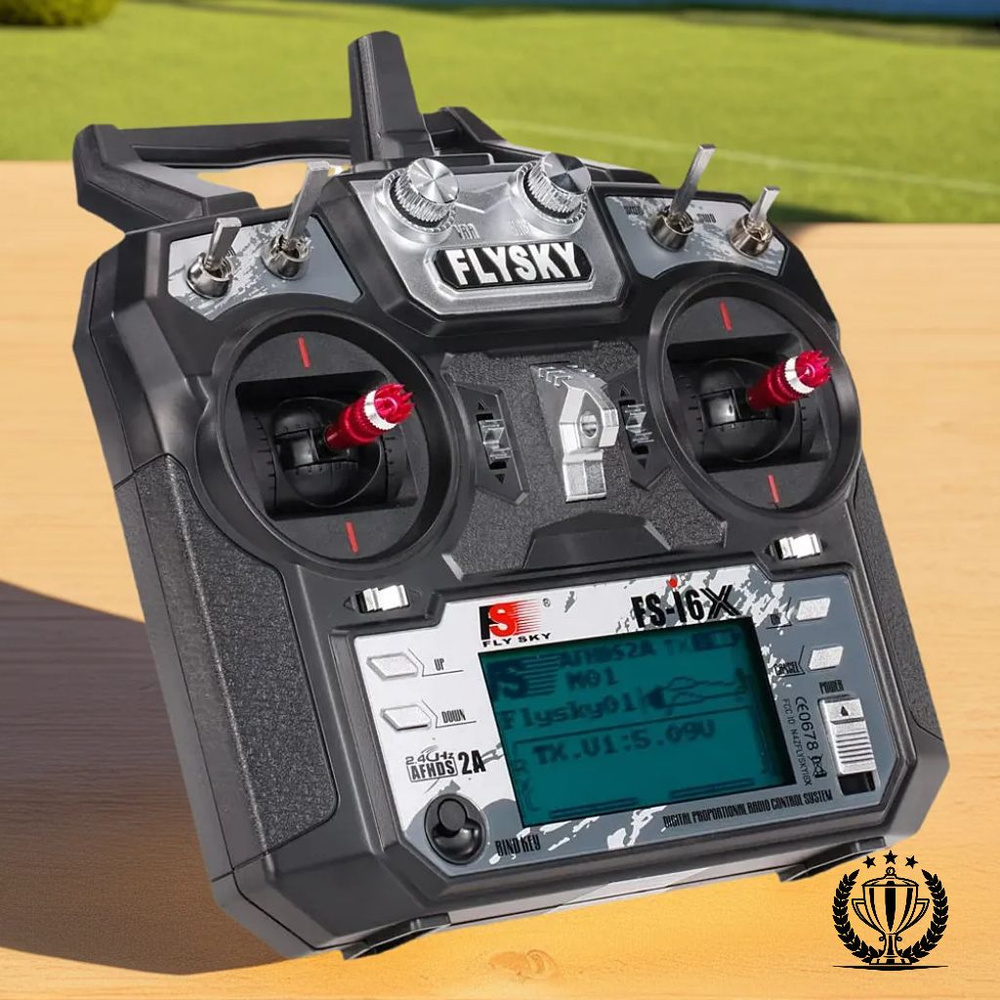 Flysky FS-i6X 2,4 ГГц 10-канальный р123123123адиоуправляемый передатчик ...