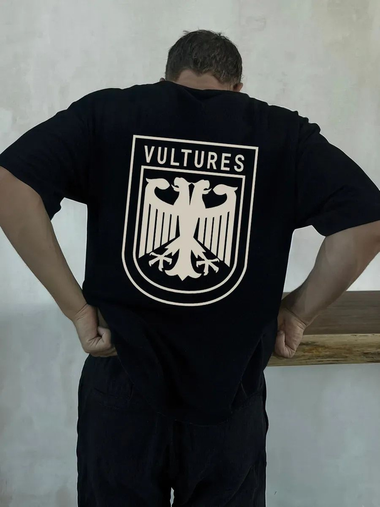 Футболка Мужской, Женский VicSi Collection черный Средний, размер 54 ...