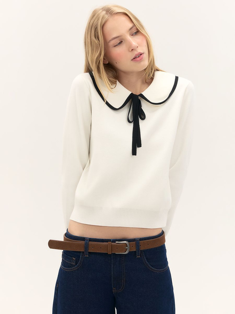 Джемпер Befree Woman Mix&Match, женский, трикотажный, трикотаж, с ...