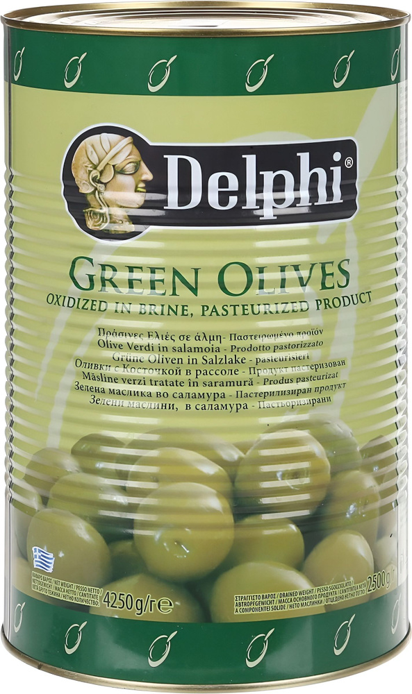 Delphi Оливки с косточкой в рассоле , (70-90 шт/кг)-4250 г купить на ...