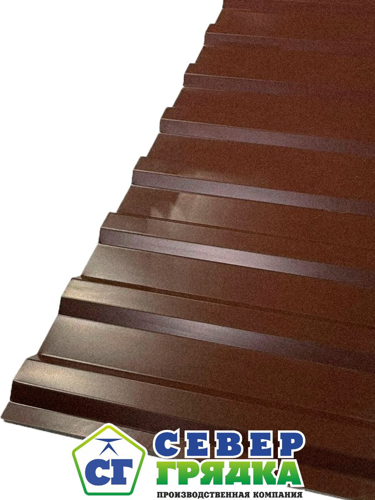 Профнастил для цоколя и кровли МП-20 Текстурированный RAL 8017 Ширина - 500мм купить на OZON по ...